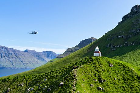 Kallur lighthouse on Kalsoy • Road Tripster
